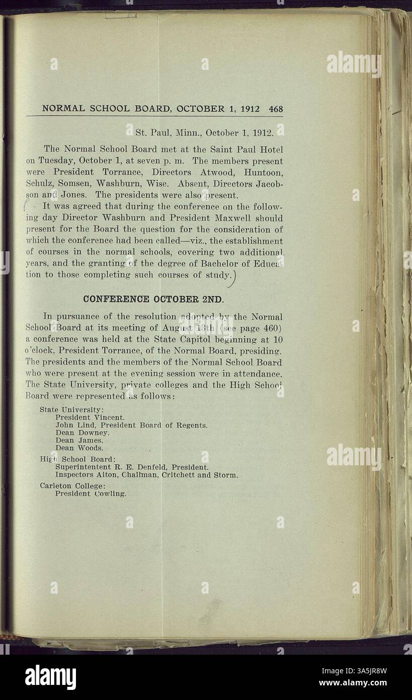 This publication details the transition of Minnesota’s normal schools ...