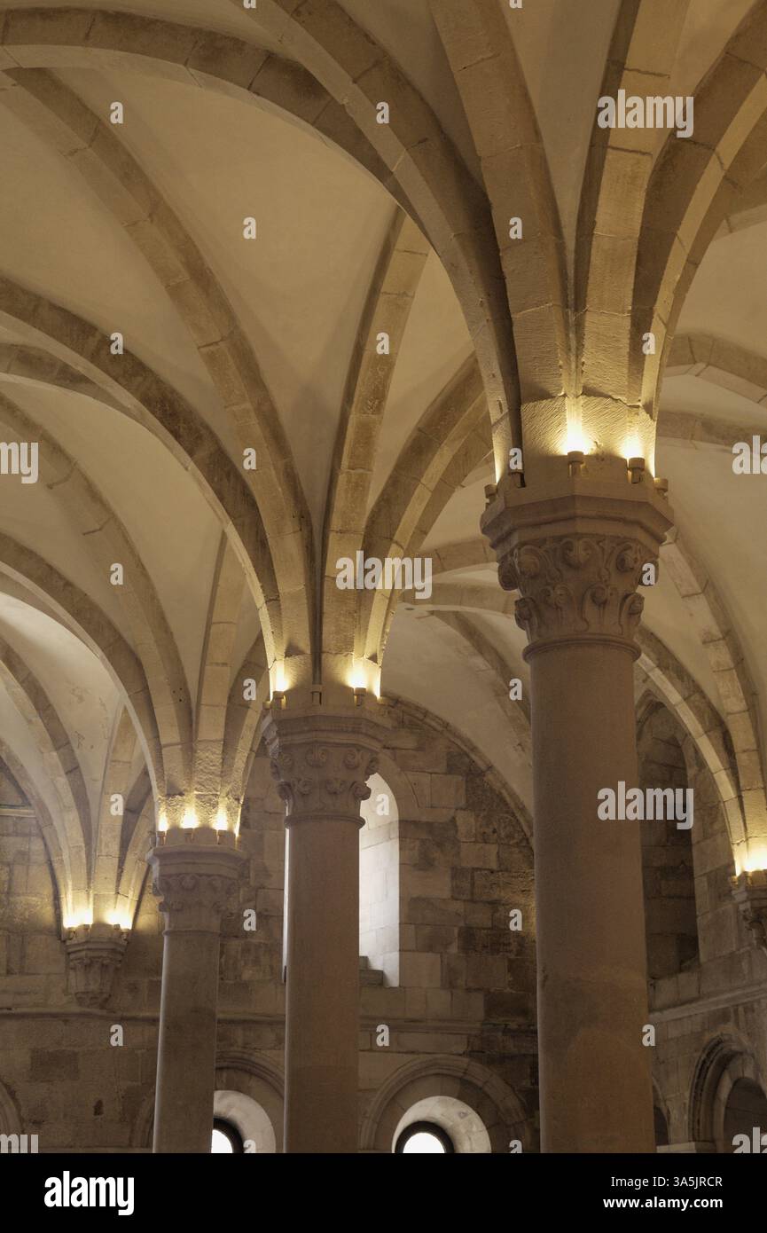 Gothic architecture of the Monastery Santa Maria features intricate ...