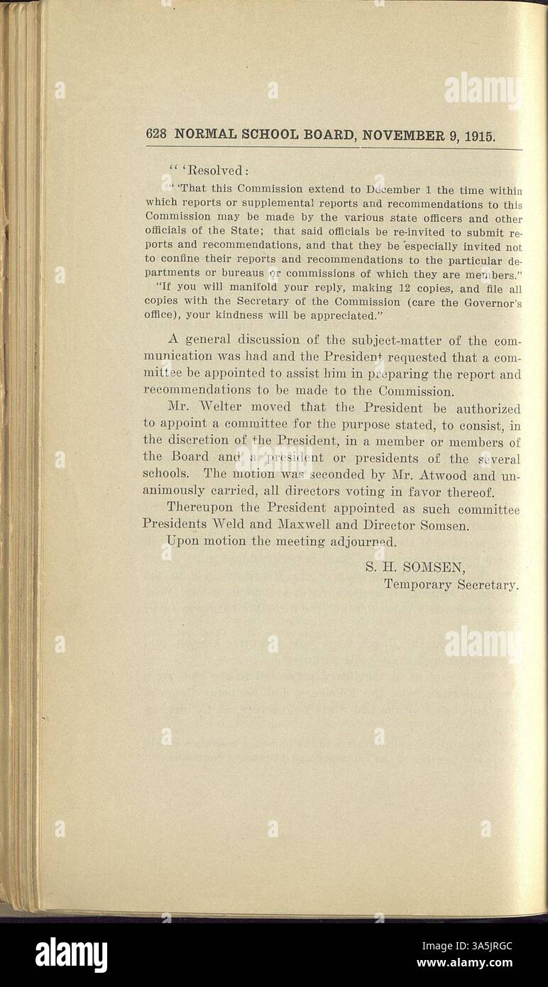 Curriculum adjustments between 1903 and 1924 hi-res stock photography ...