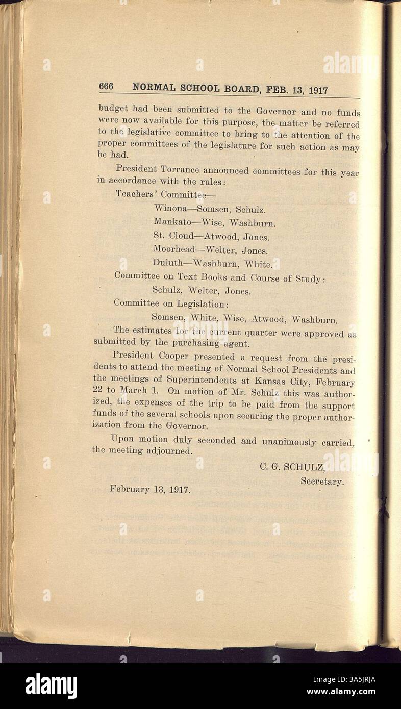 The records document the transition of Minnesota’s normal schools into ...