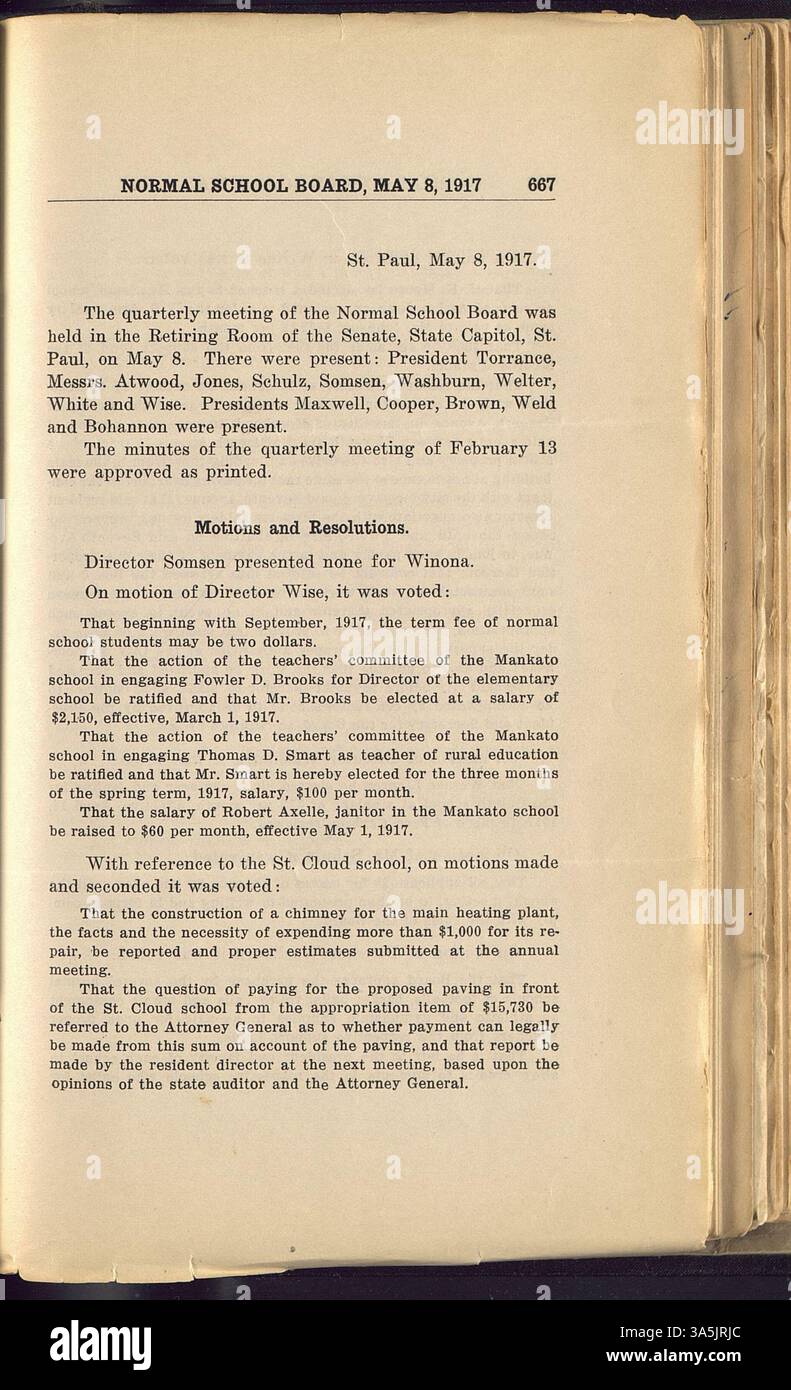 This detailed publication records the changes in Minnesota’s education ...