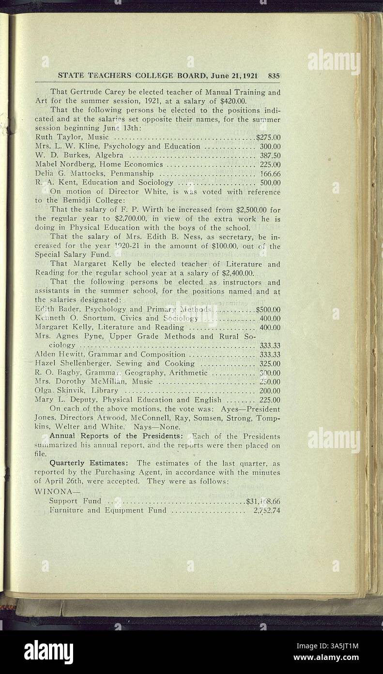 This publication highlights the transformation of Minnesota's normal ...