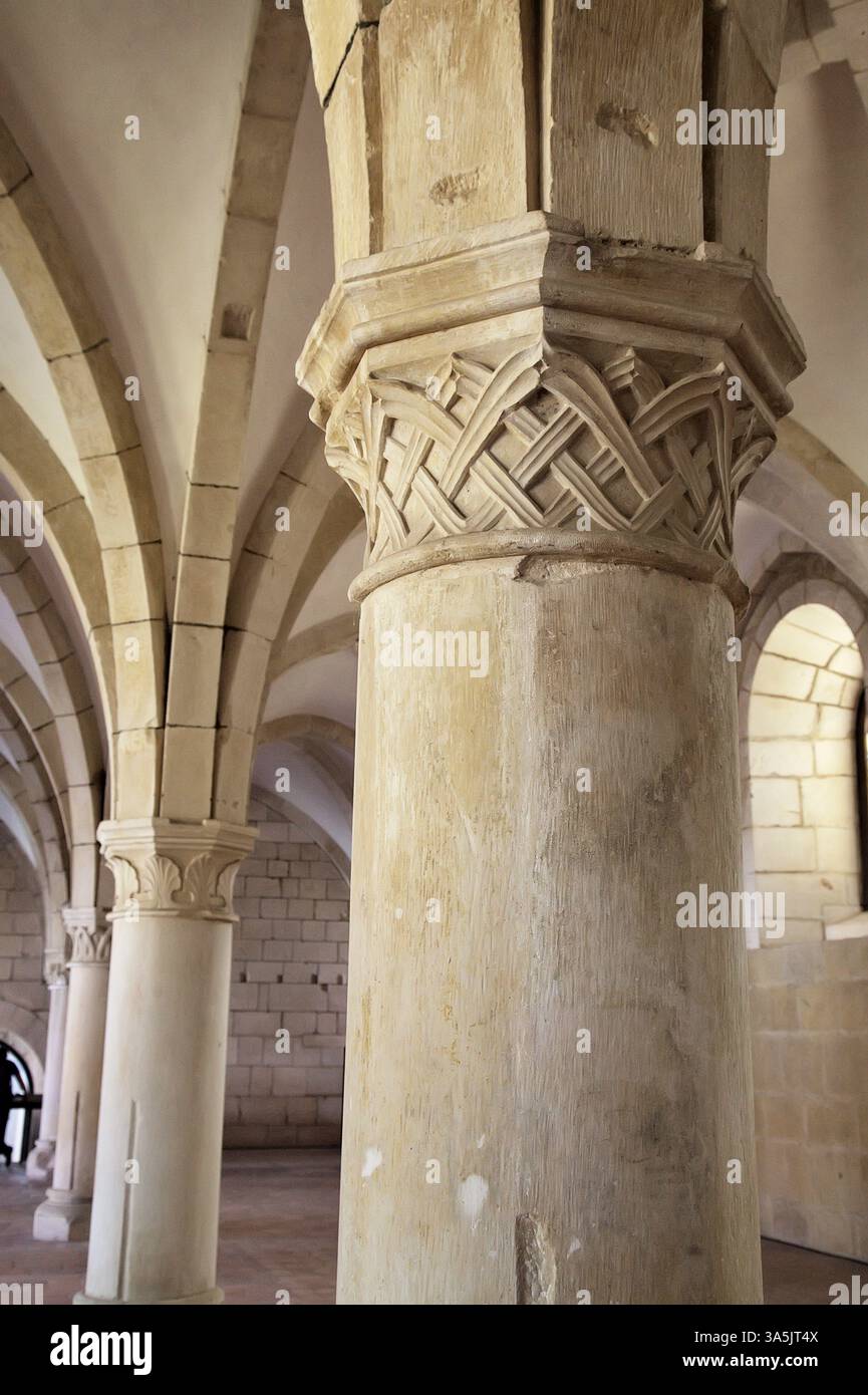 Gothic architecture of the Monastery Santa Maria features intricate ...