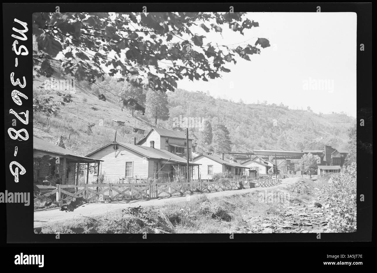 A view of House #2, surveyed at Raven Red Ash Coal Company's #2 Mine in ...