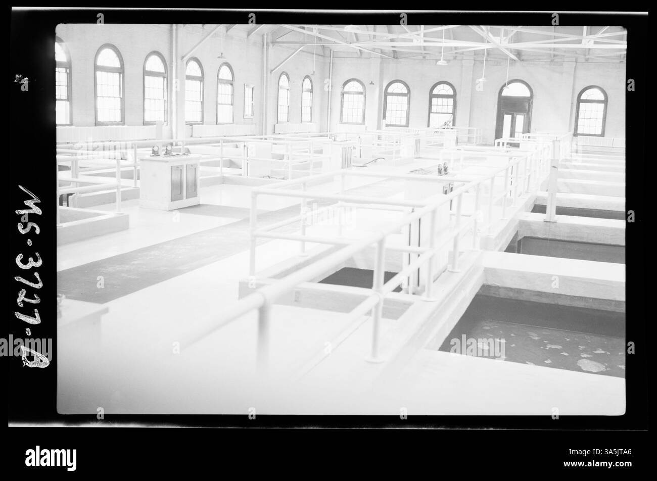 The interior of the water treatment plant at Monitor Coal Company’s ...