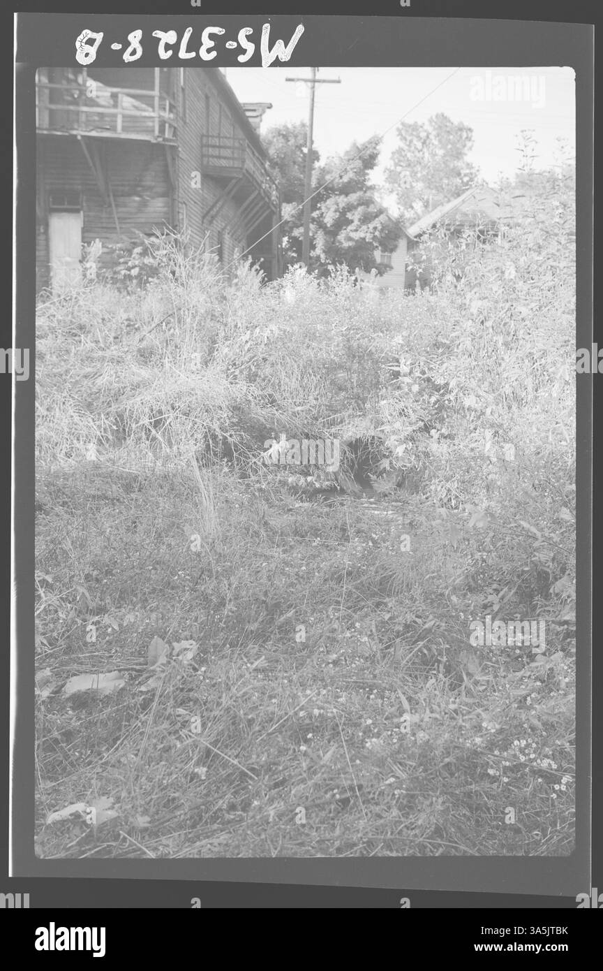 This 1946 photograph shows the sanitary sewer outlet at The Rend-Mar ...