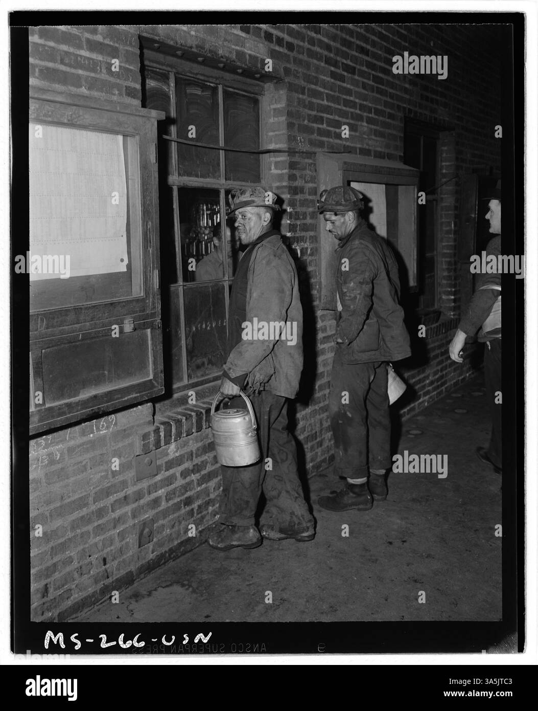 A scene at the lamp house at Pittsburgh Coal Company’s Westland Mine in ...
