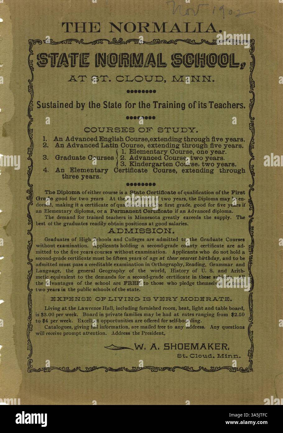 The 1902 issue of The Normalia from St. Cloud State University features ...