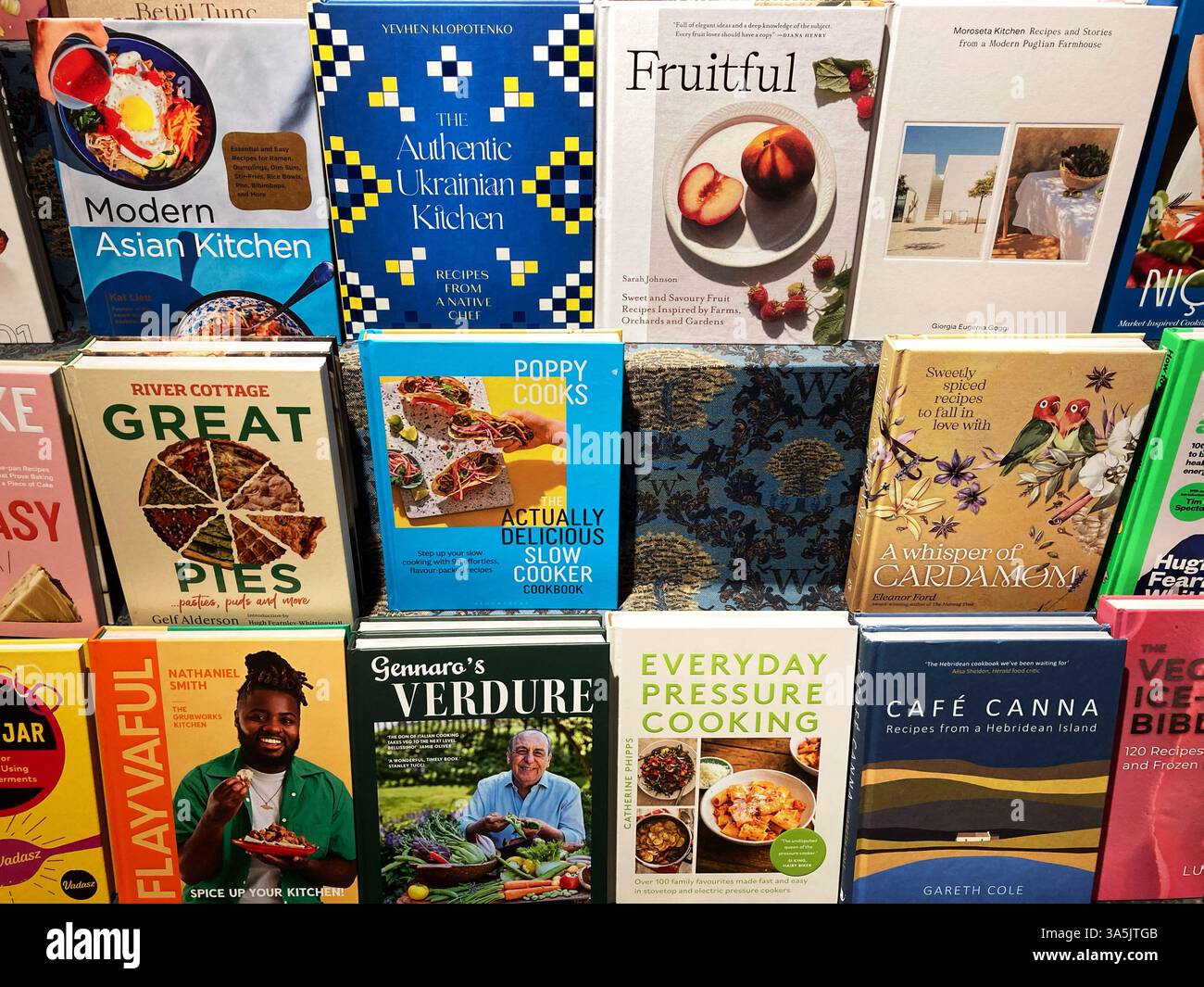 Cookery display cookery hi-res stock photography and images - Alamy