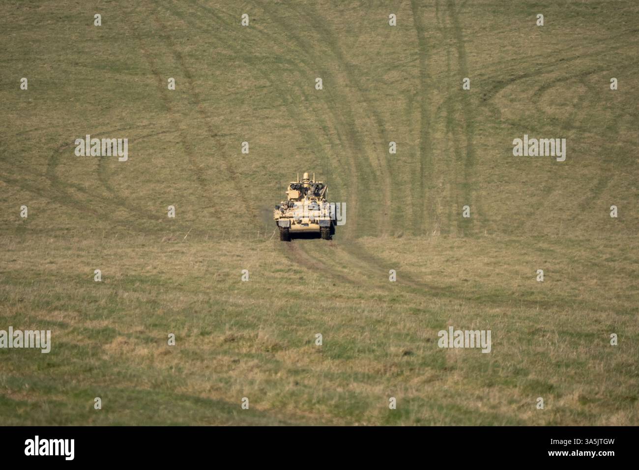 British Army Alvis Stormer Starstreak CVR-T tracked armoured vehicle ...