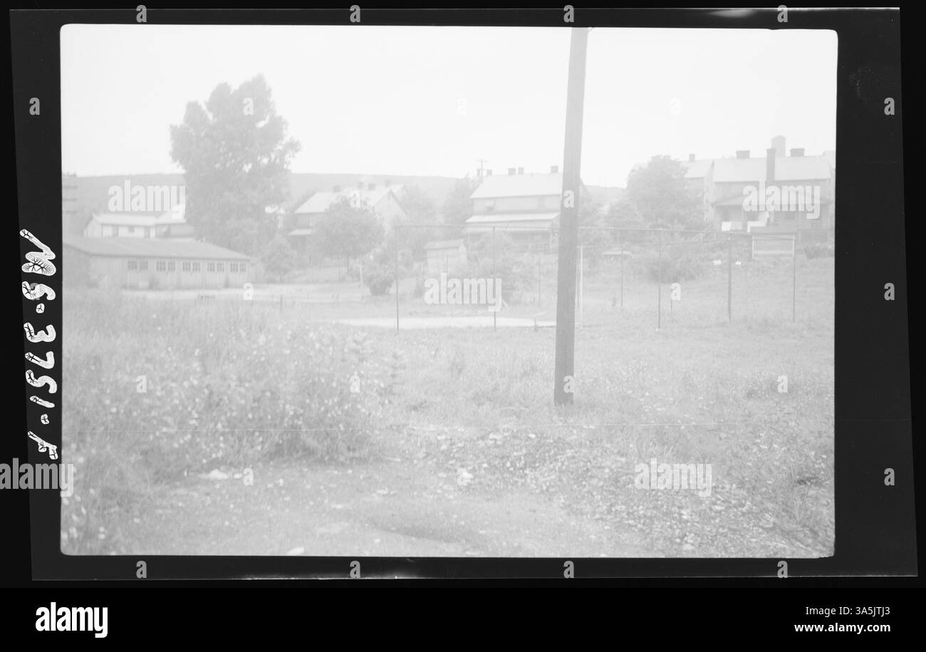 A tennis court near H. C. Frick Coke Company’s National #3 Mine in Muse ...