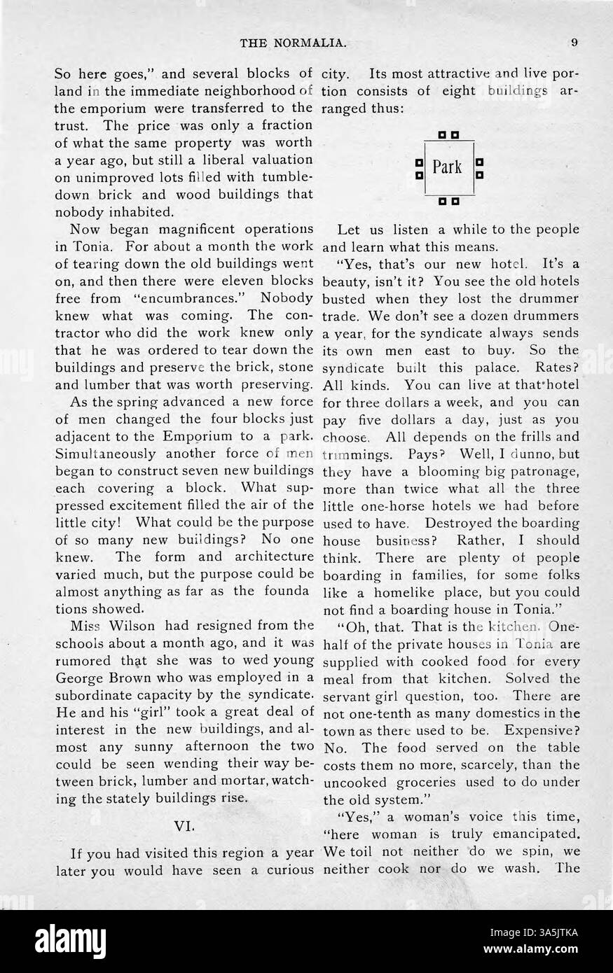 The January 1900 edition of The Normalia includes articles on rural ...