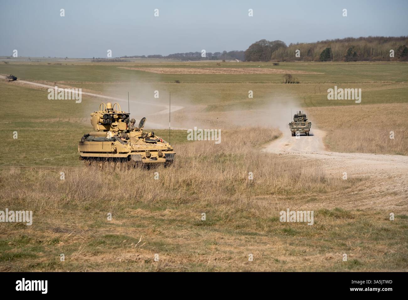 British Army Alvis Stormer Starstreak CVR-T tracked armoured vehicle ...