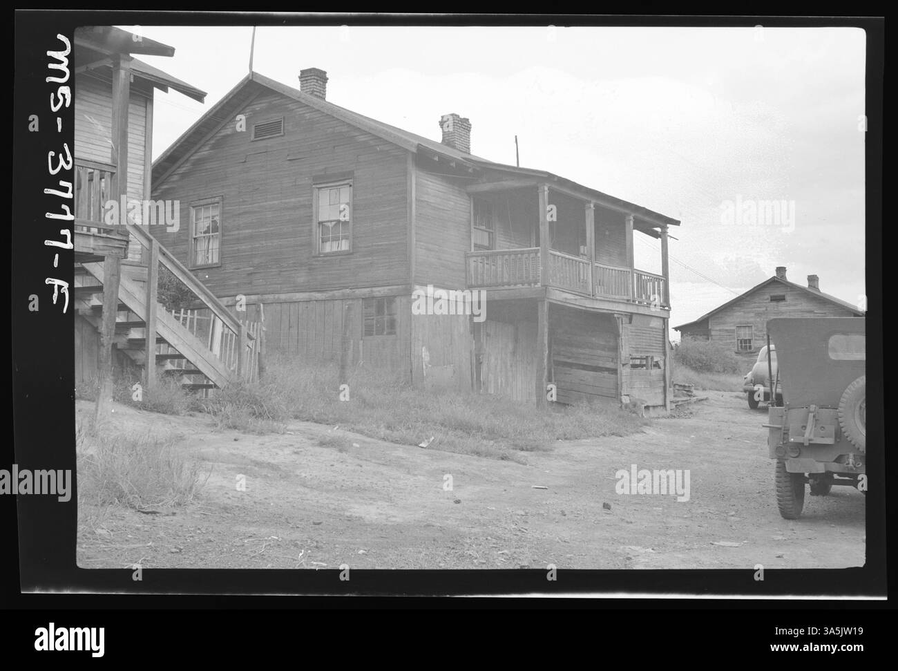 A typical house near Louise Coal Company’s Louise Mine in Osage ...
