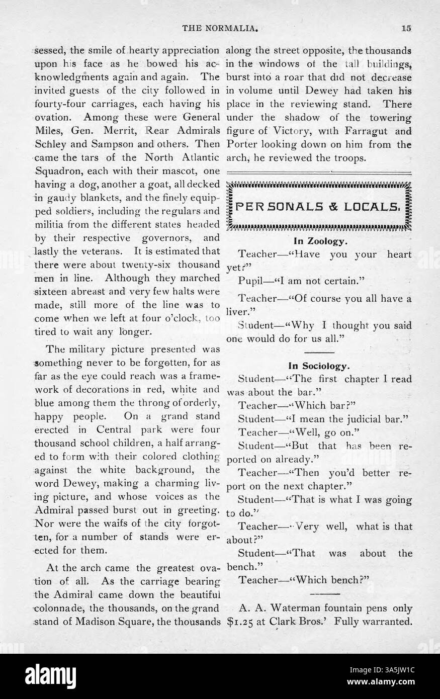 This issue of The Normalia, 1899-11 from St. Cloud State University ...