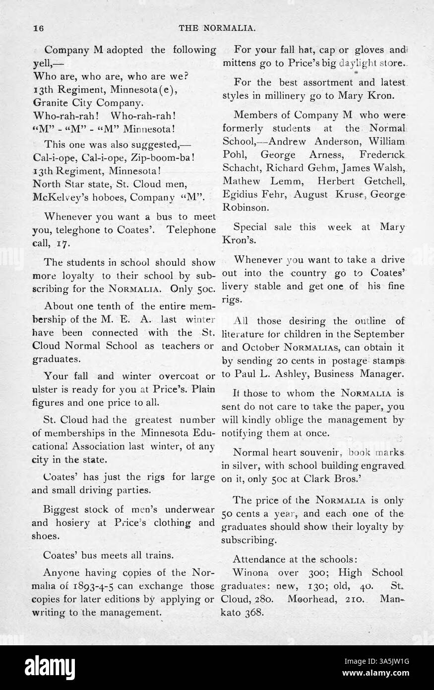 The Normalia, 1899-11, published by St. Cloud State University, covers ...
