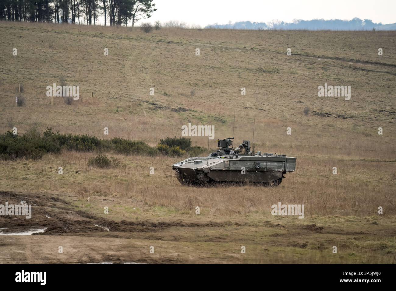 British army General Dynamics Ajax tank, reconnaissance and strike ...