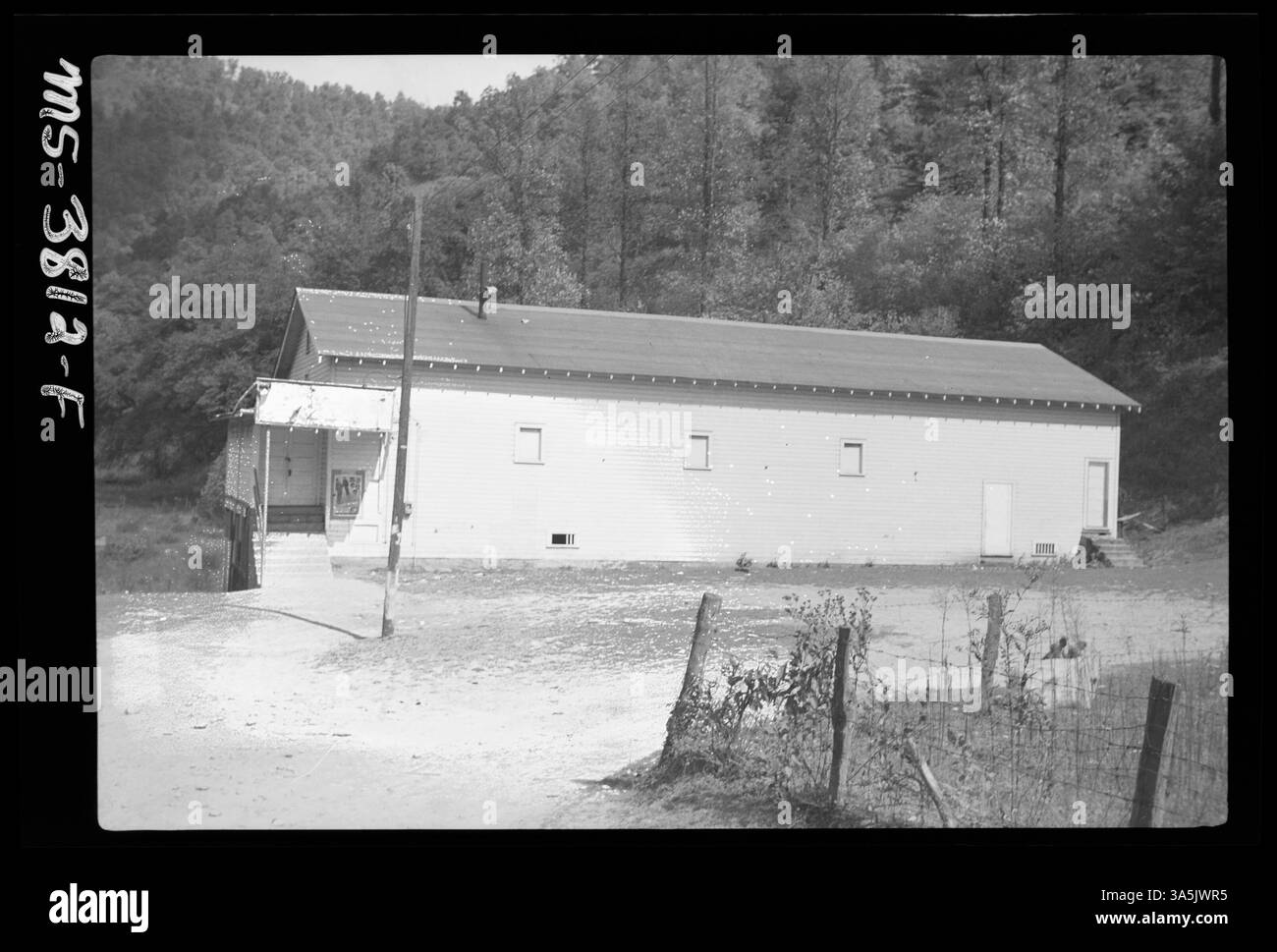 A local theater in Wharton, Boone County, West Virginia, near Koppers ...
