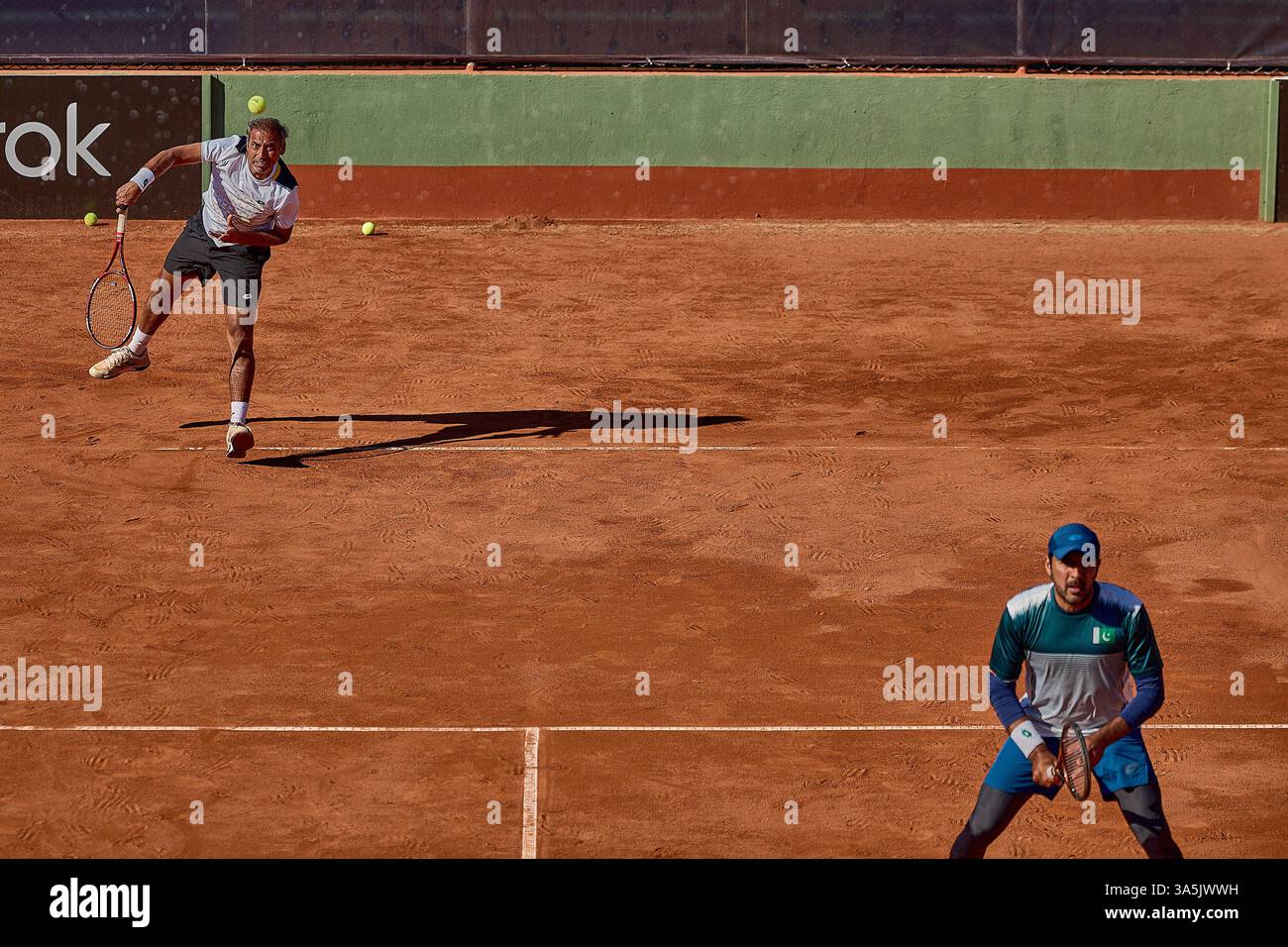 Manavgat, Antalya, Turkey. 21st Mar, 2025. Aqeel Khan (PAK), Aisam Ul ...