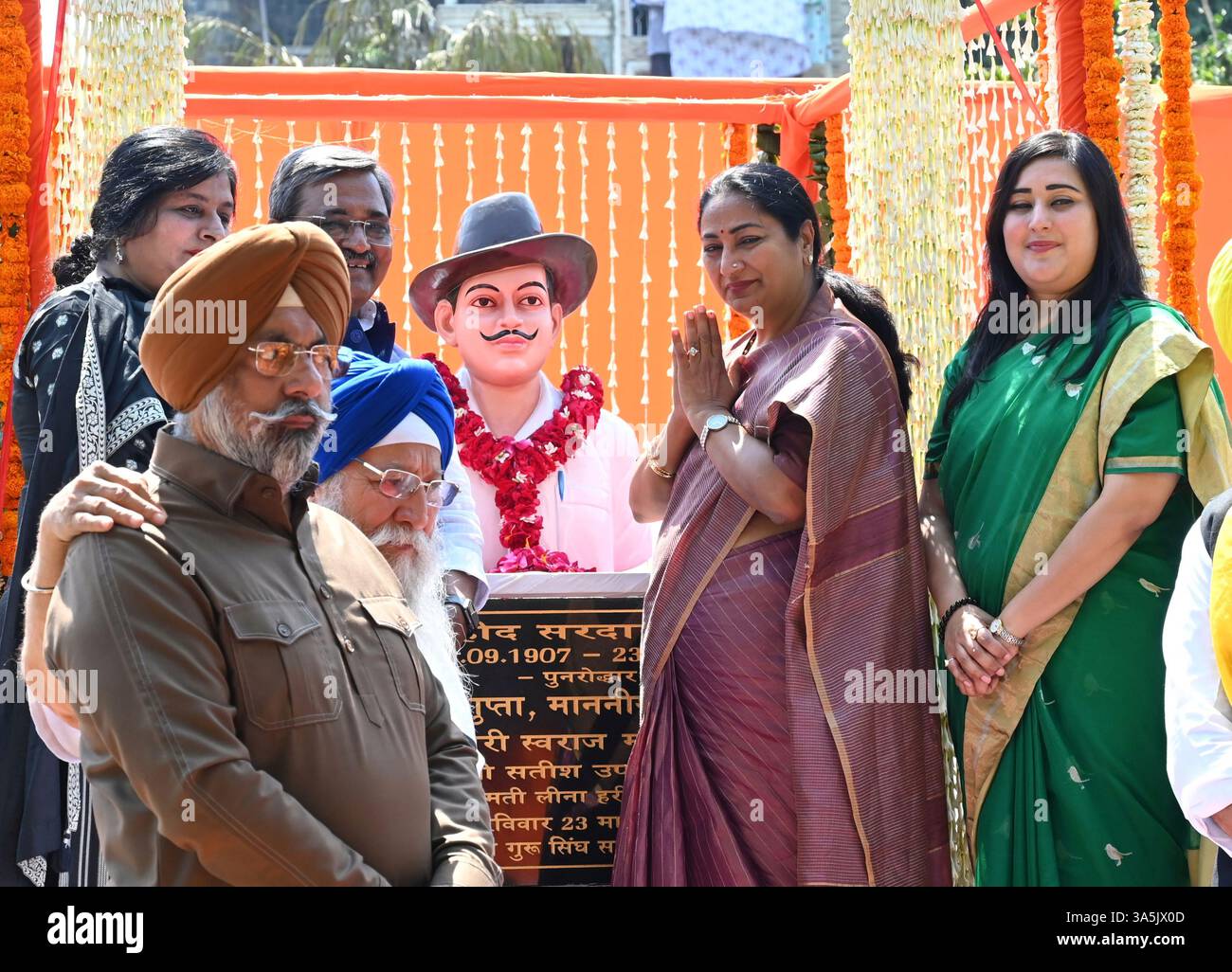 NEW DELHI, INDIA - MARCH 23: Delhi Chief Minister Rekha Gupta with New ...