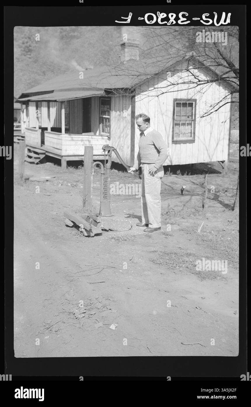 A typical water source used by workers in the camp at Wyatt Coal ...