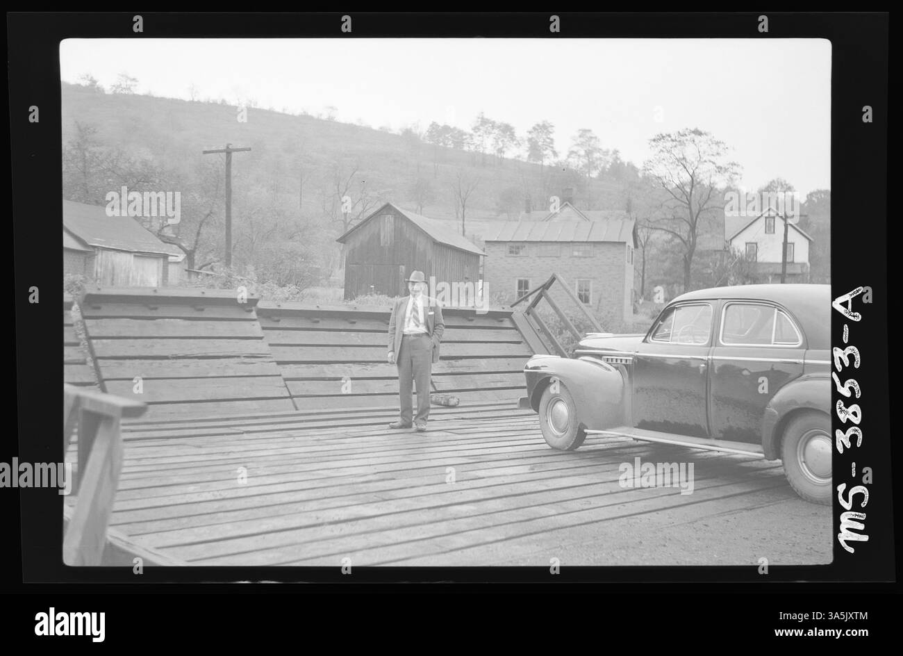 Topside view of the loading platform at the Black Diamond Mine in ...