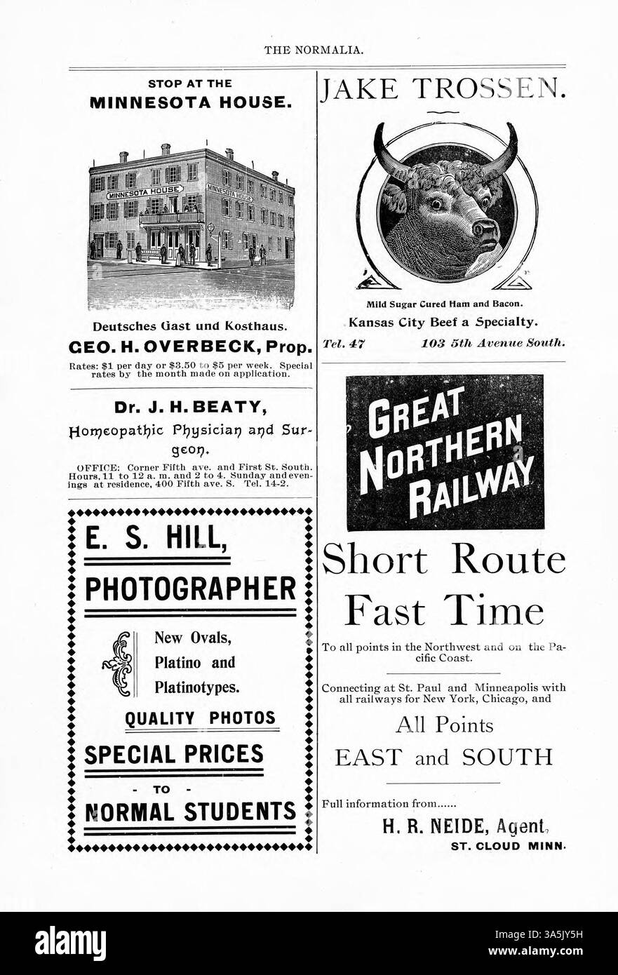 The Normalia, 1902-01, a publication from St. Cloud State University ...