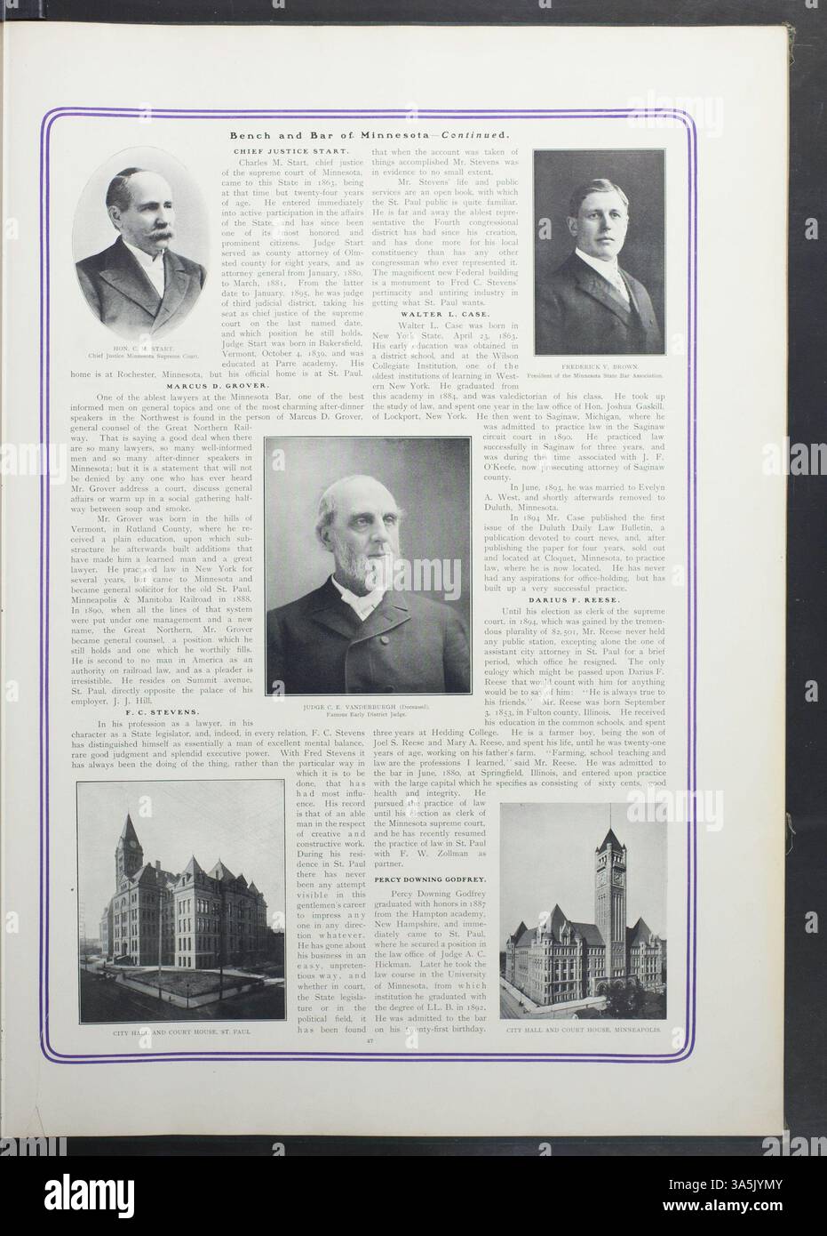 This book examines Minnesota’s early development, from the lumbering ...