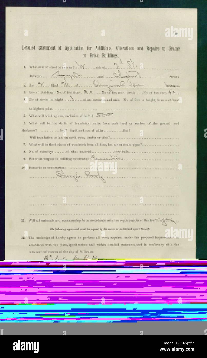 Building permit issued on june 17 hi-res stock photography and images ...