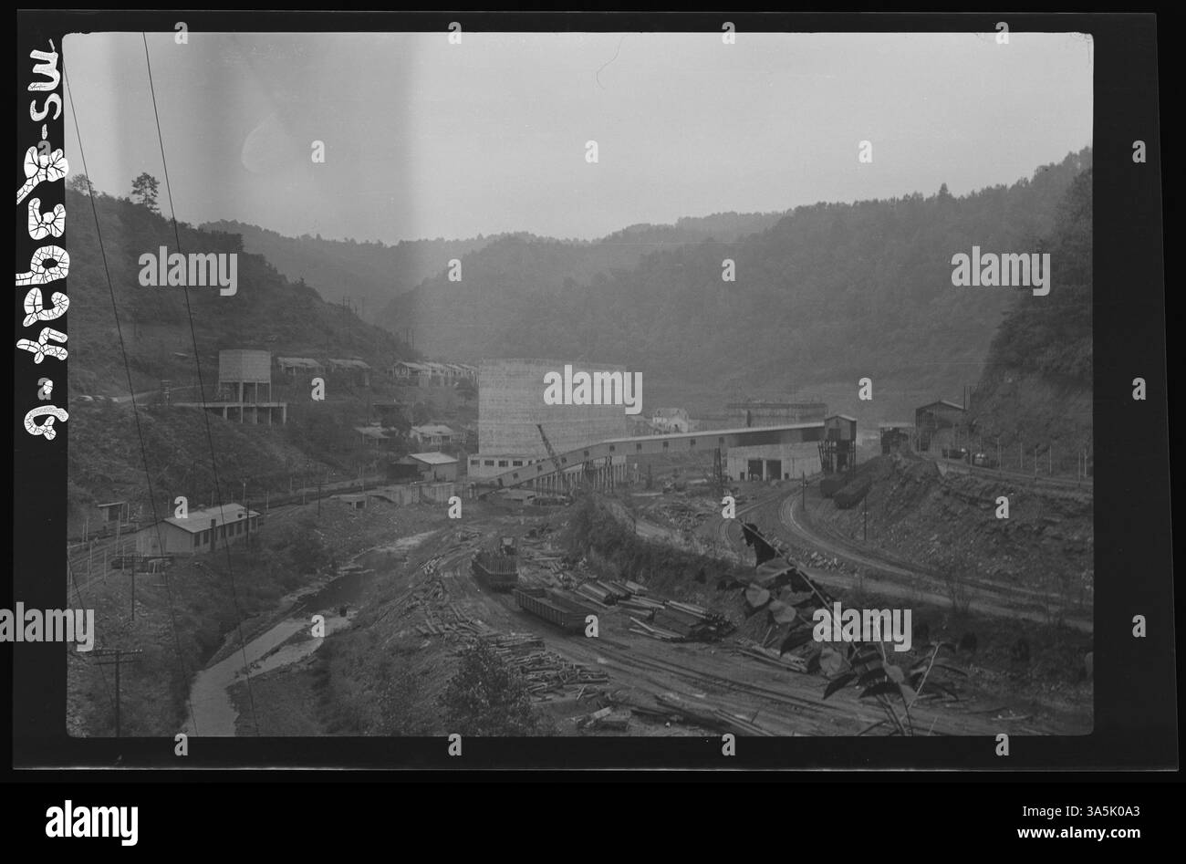 The new construction of a coal processing plant at Gary Mine, McDowell ...