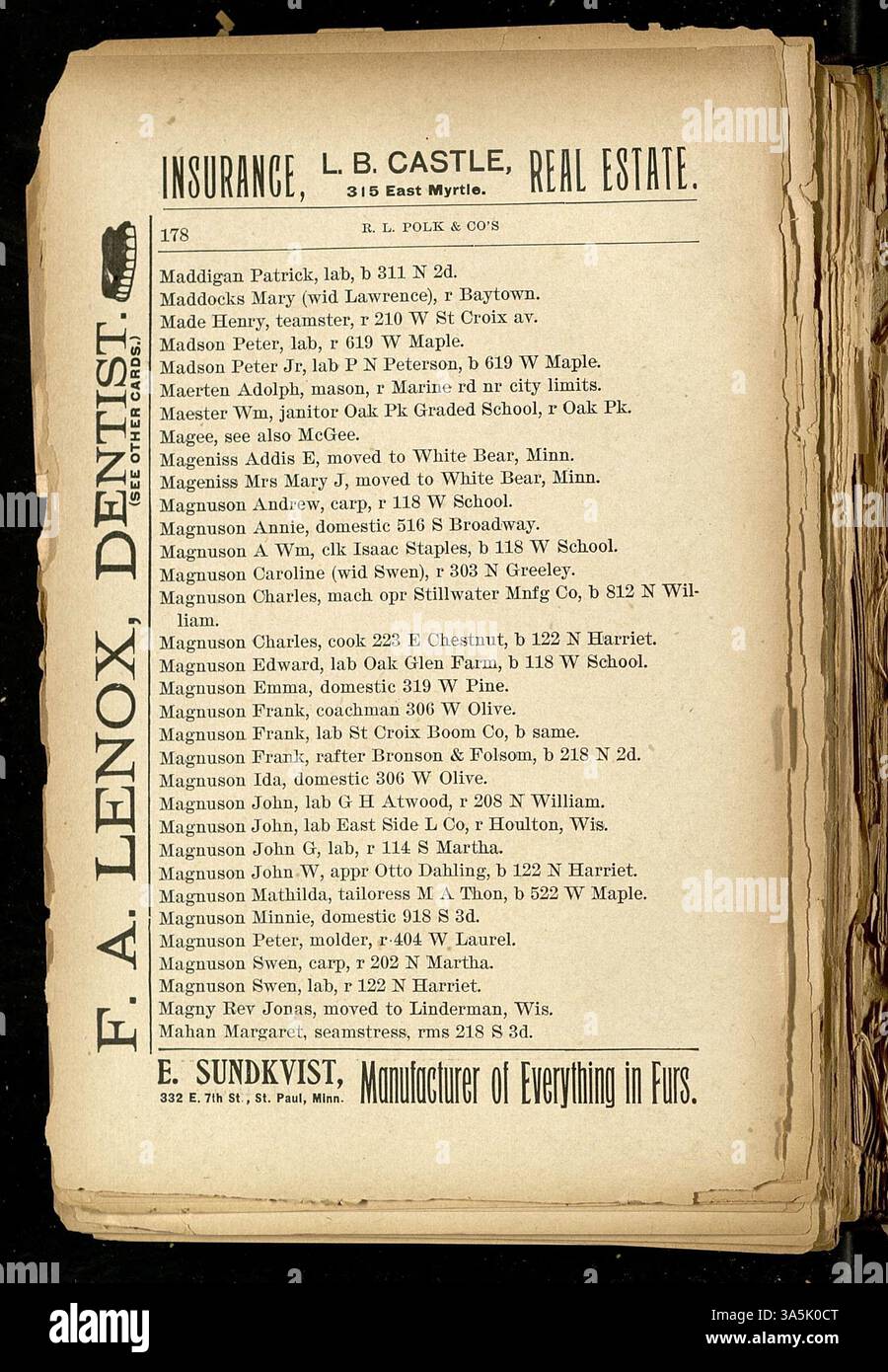 The 1896-97 Stillwater City Directory features an alphabetical list of ...