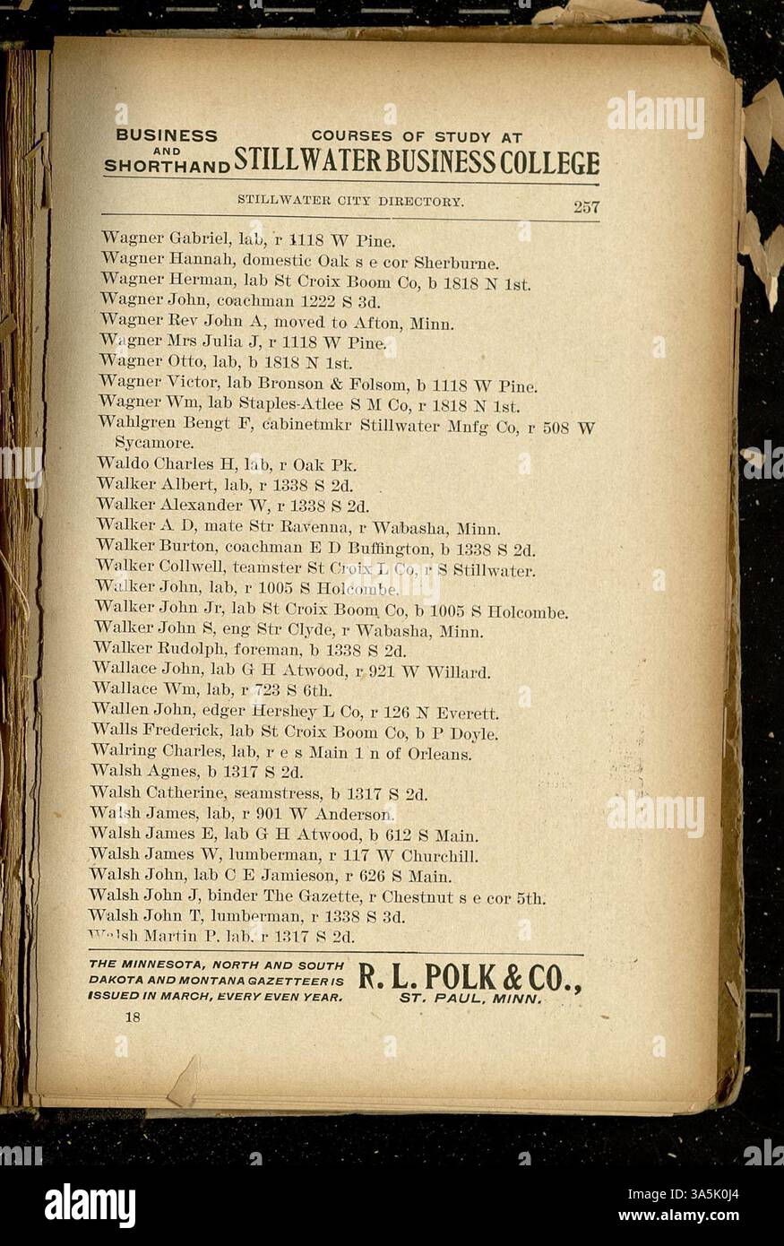 This 1896-97 edition of the Stillwater City Directory includes an ...