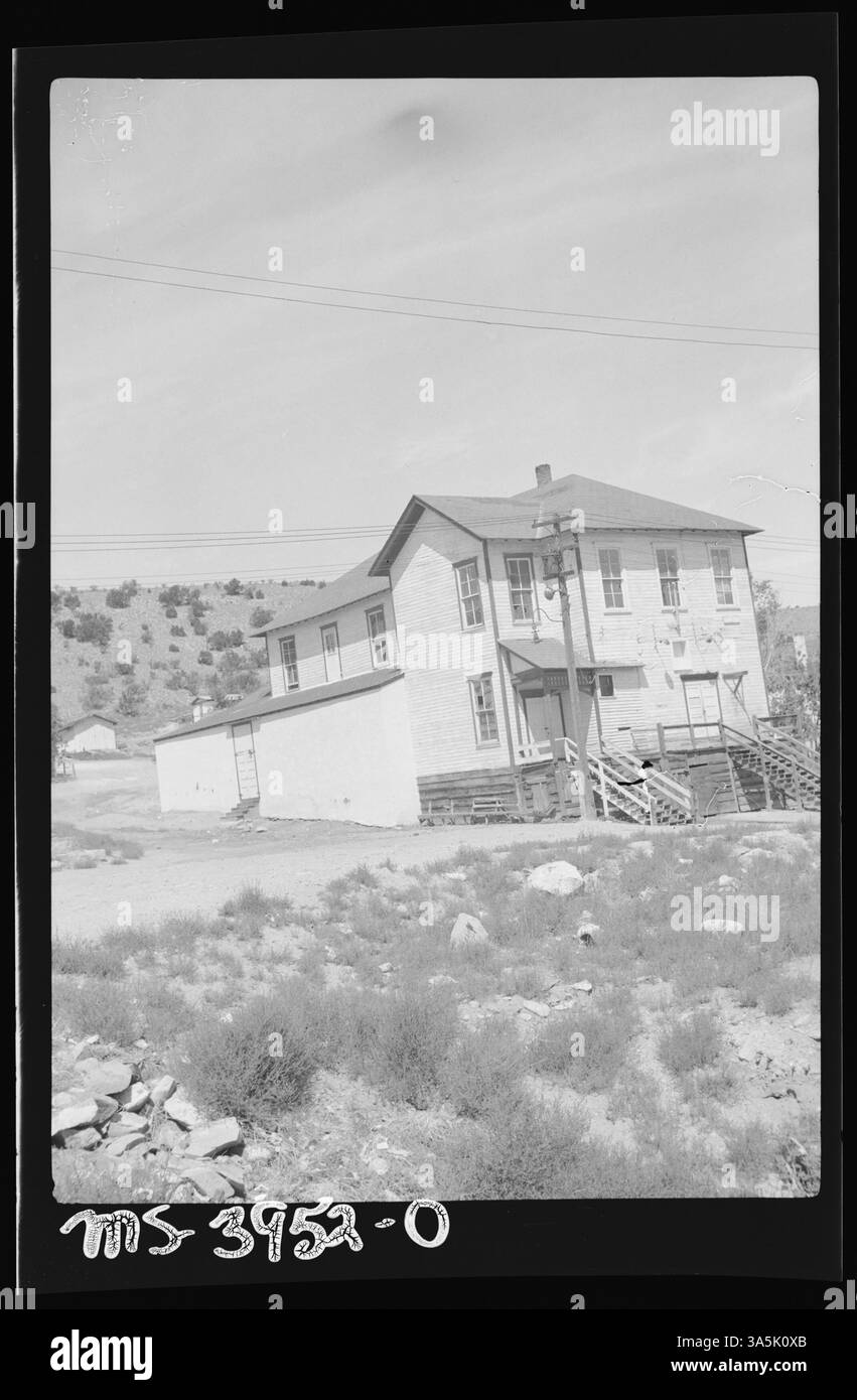 This image shows the hall of the Albuquerque & Cerillos Coal Company’s ...