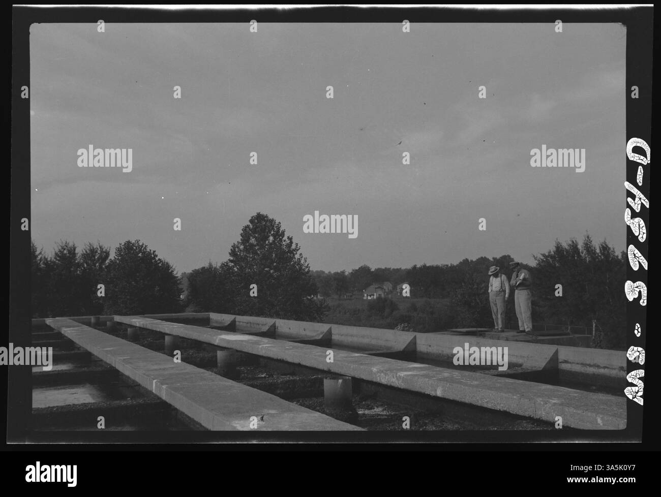 A sewage disposal plant in the city of Marion, Illinois, is shown ...