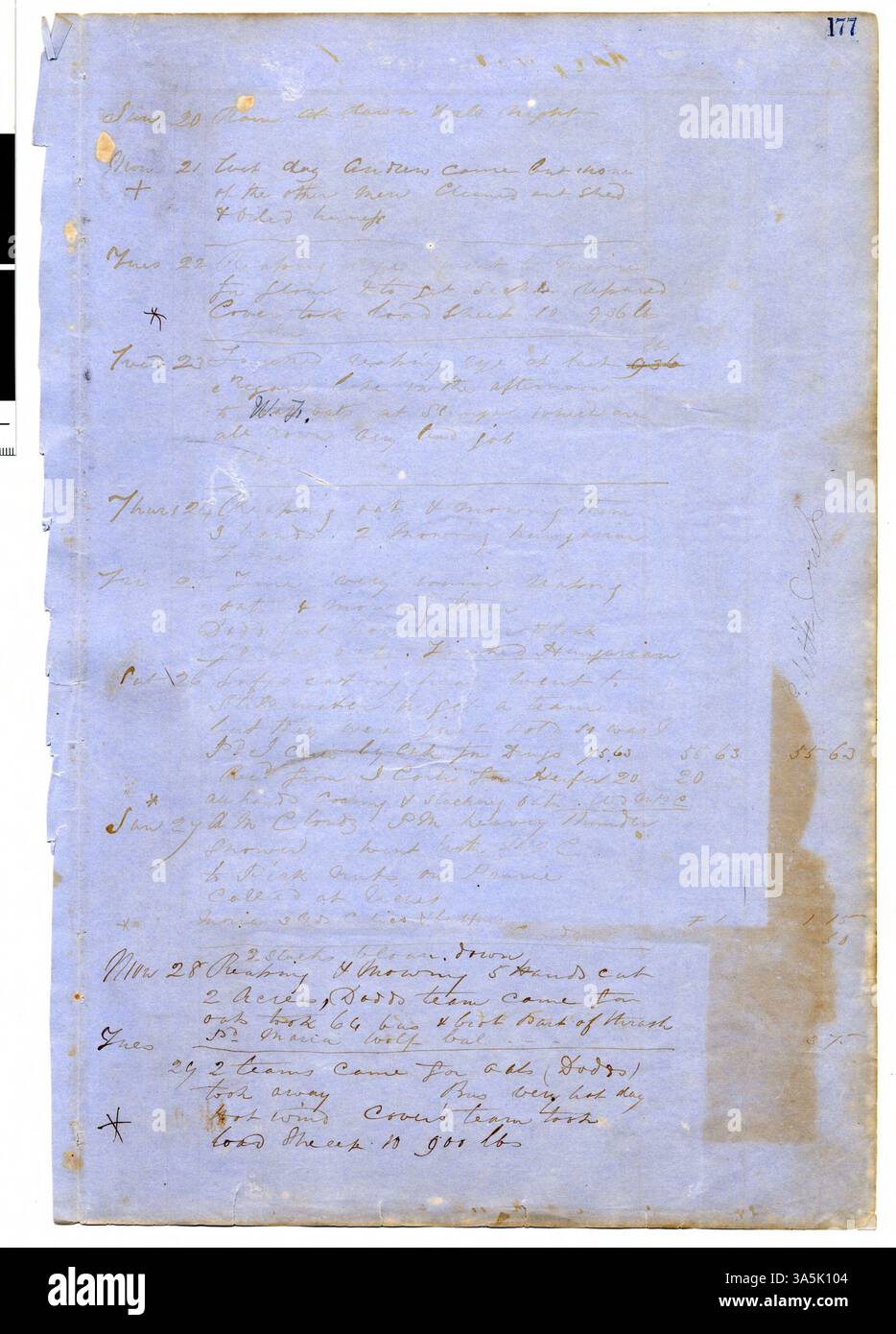 The journal of Morgan May (1861-1871) provides a thorough record of his ...
