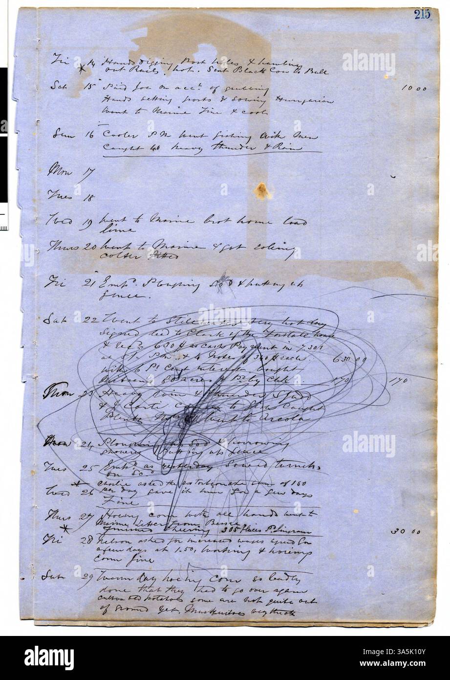 Morgan mays farm journal 1861 1871 provides a thorough record hi-res ...