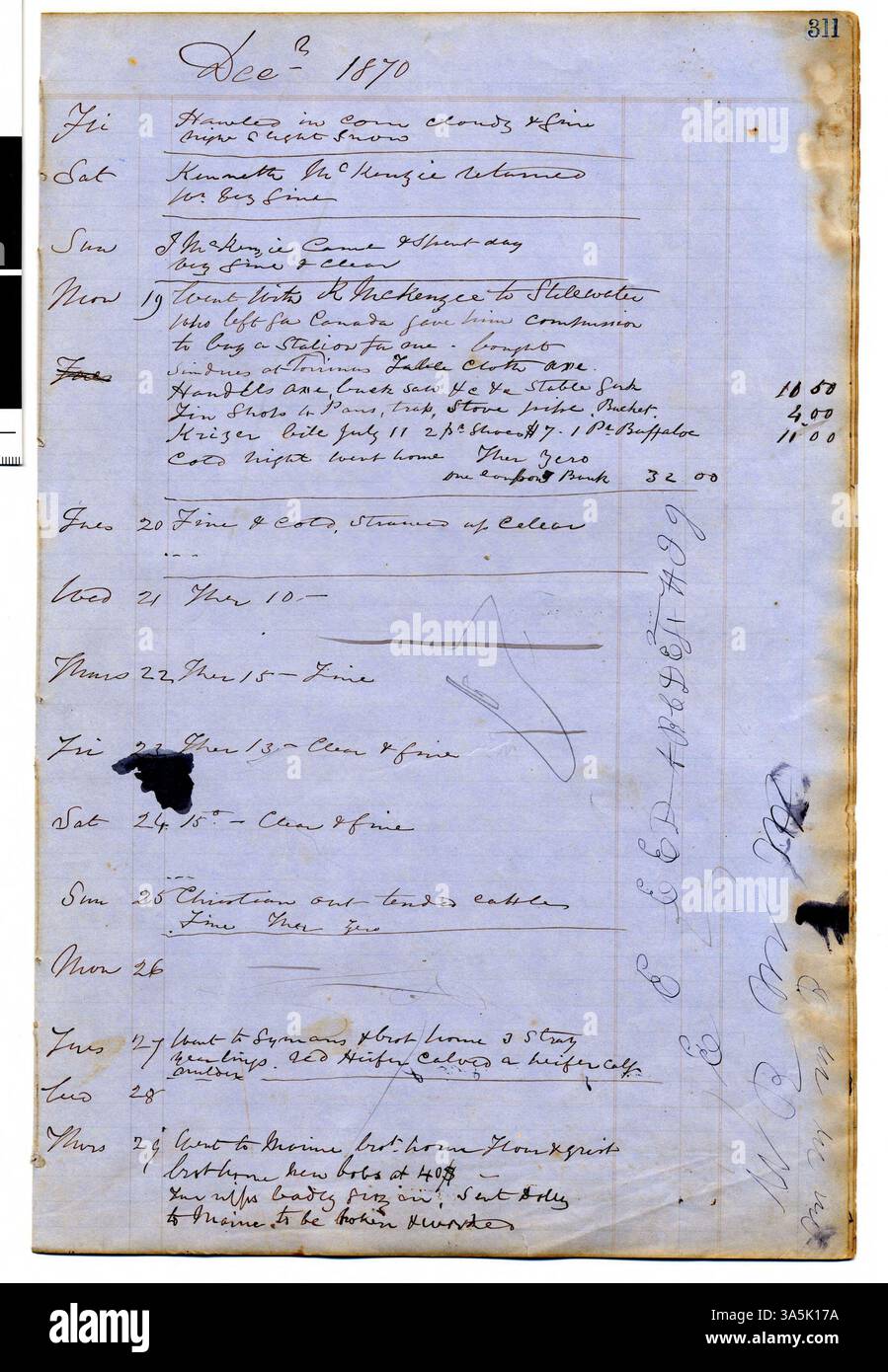 Morgan May’s farm journal from 1861 to 1871 chronicles daily farm ...