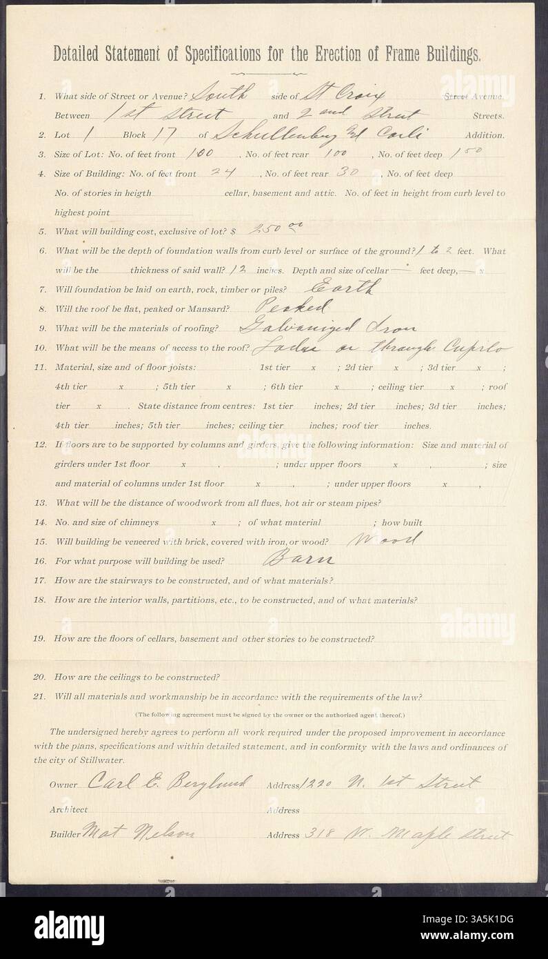 M nelson permit granted on december 12 hi-res stock photography and ...