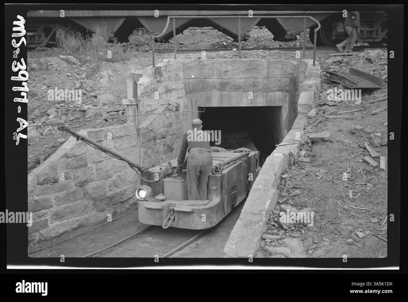 A photograph of the mine portal at James Coal Mining Company's Orpha No ...