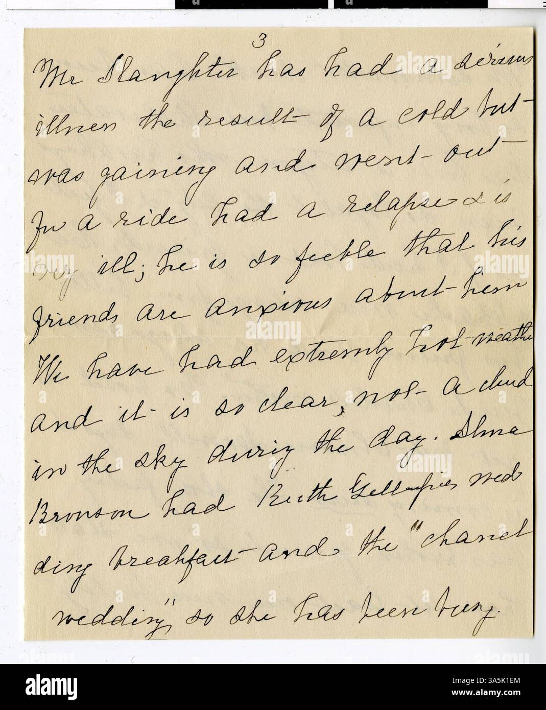 8-page handwritten letter from Nellie McCluer of Stillwater, Minnesota, to her friend Maud ...