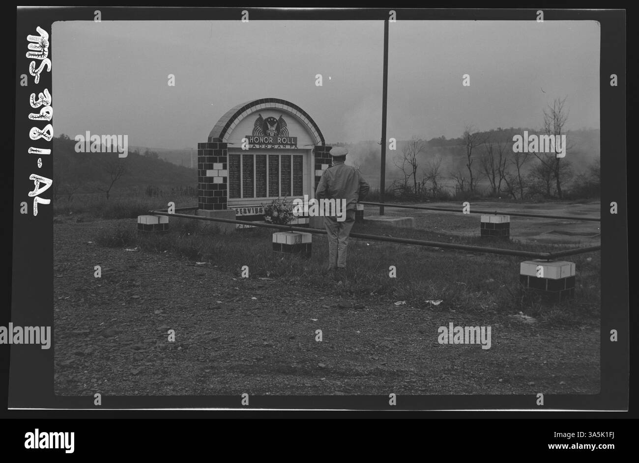 The honor roll plaque at James Coal Mining Company's Orpha No. 1 Mine ...