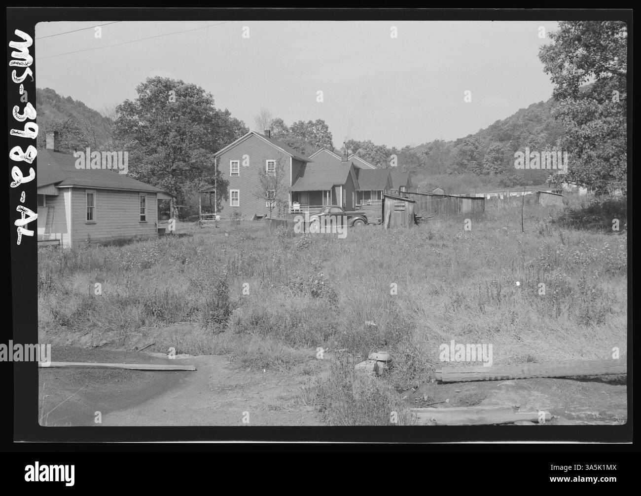 A view of the housing provided for workers at James Coal Mining Company ...