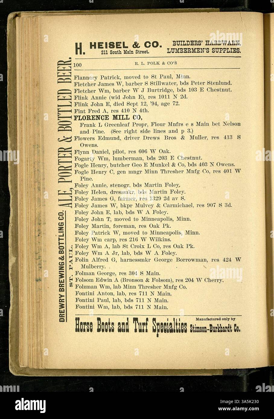 The Stillwater City Directory for 1894-95 offers an alphabetical list ...