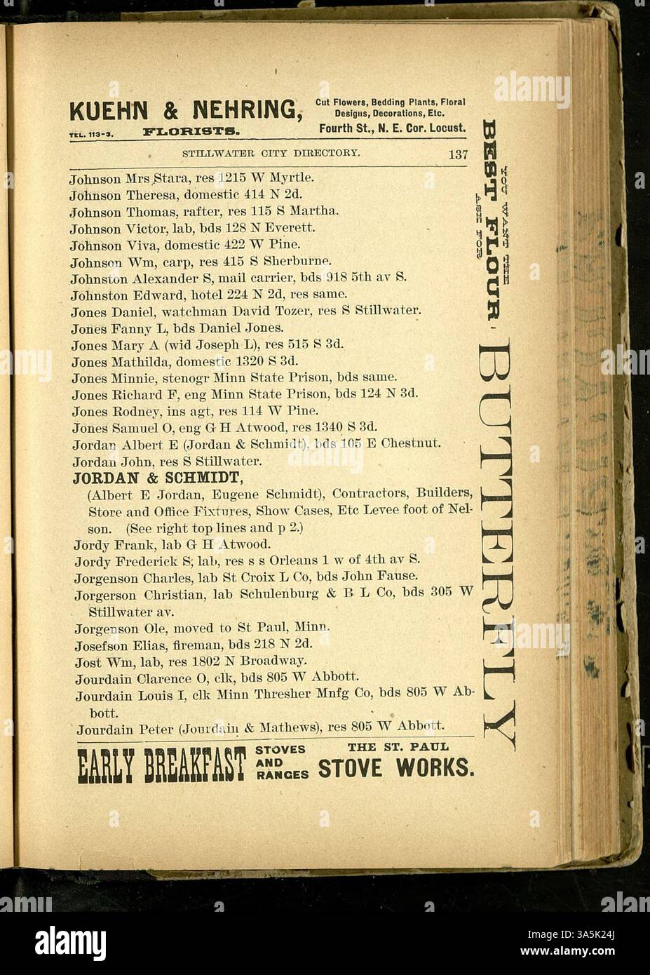 The 1894-95 Stillwater City Directory contains an alphabetical list of ...
