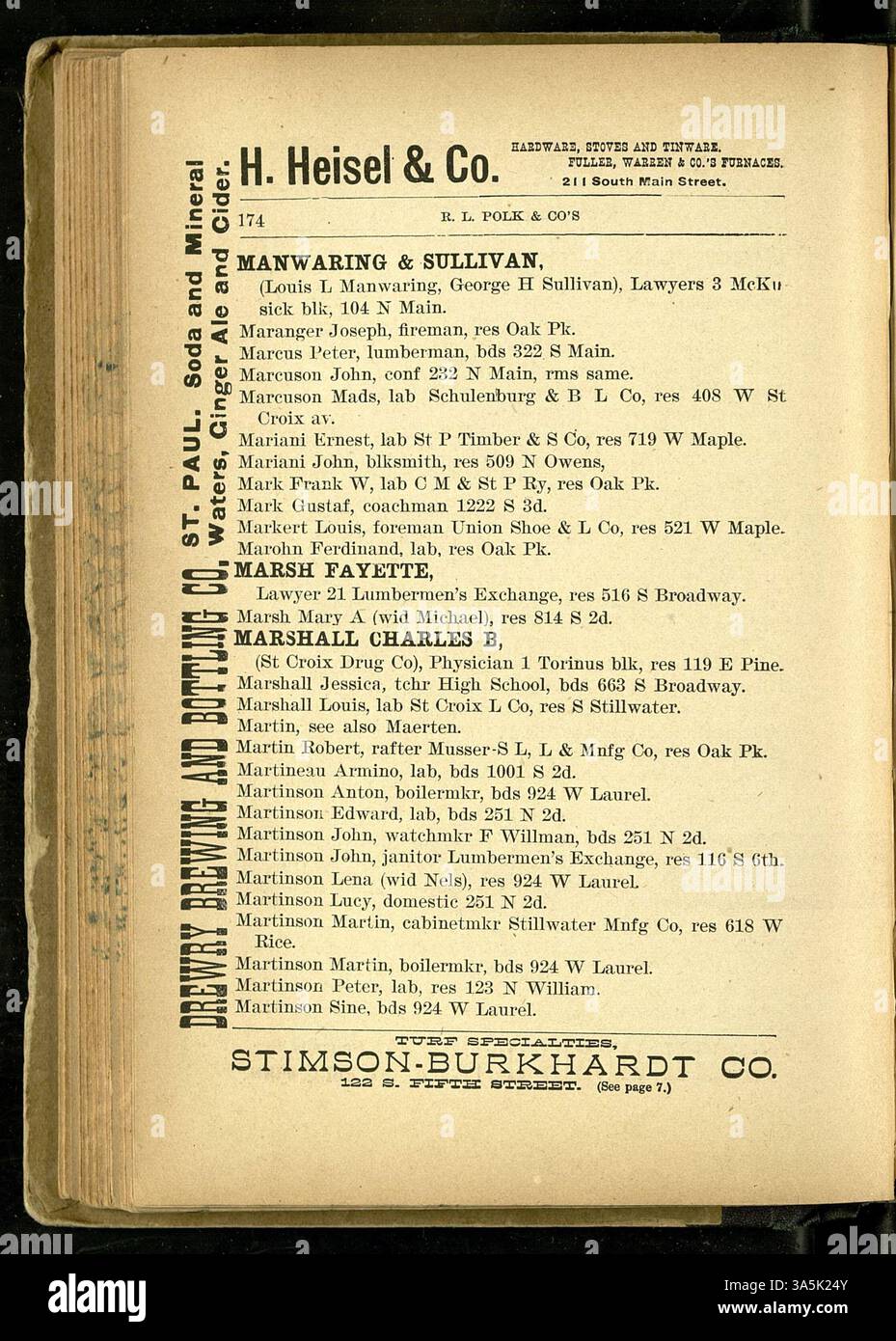 This directory from 1894-95 includes an alphabetical list of residents ...