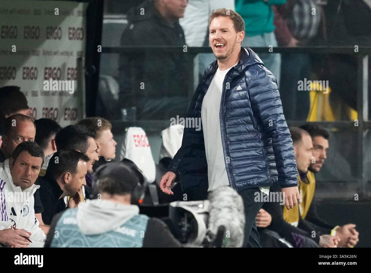 Germany's head coach Julian Nagelsmann reacts during the Nations League ...