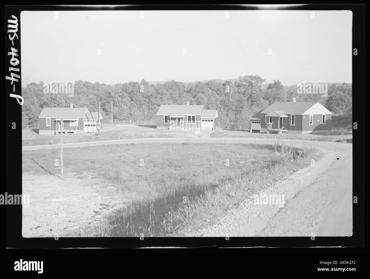 A view of the housing units at the lower side of the Koekee Camp ...