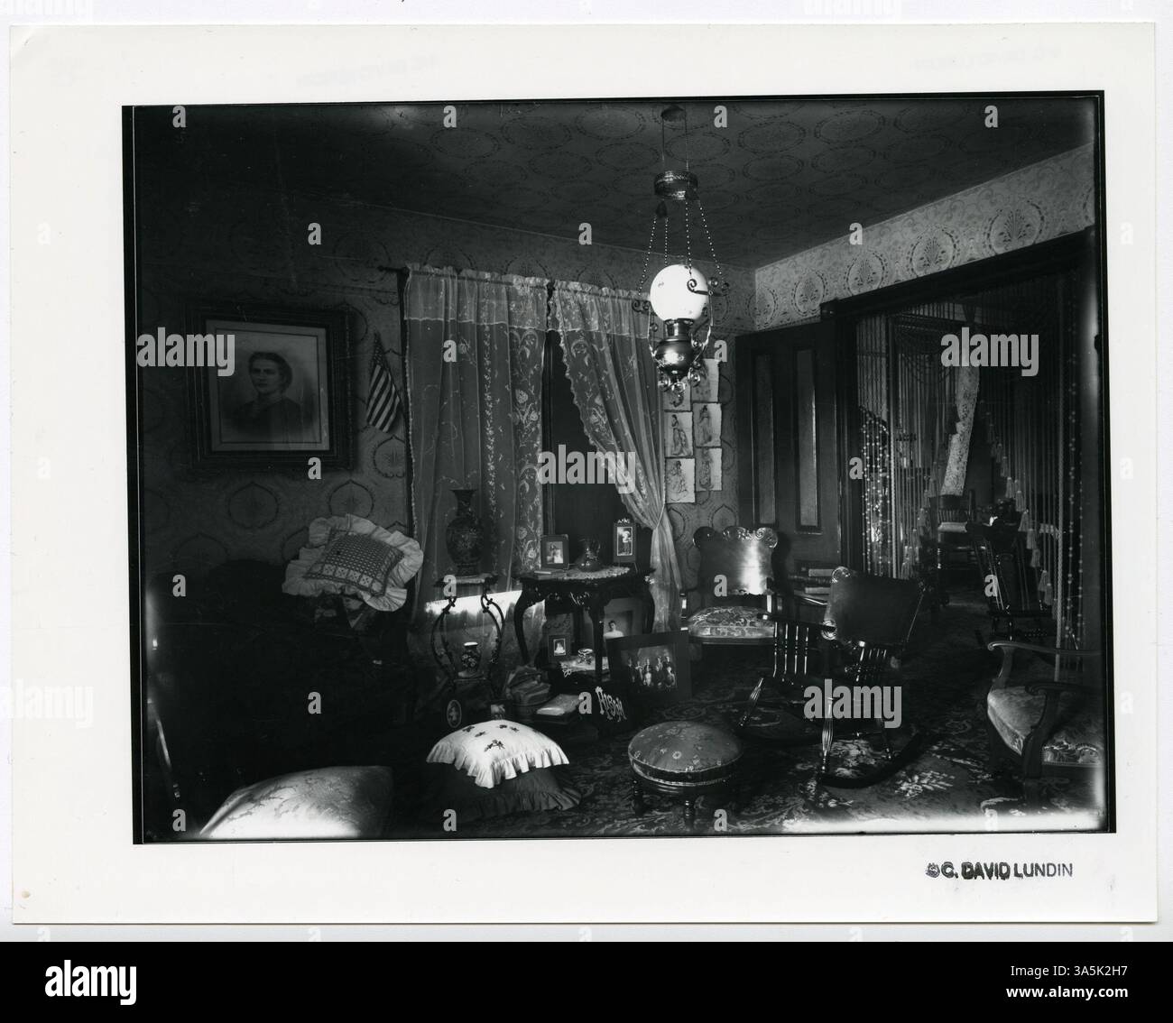 The parlor of the Holcombe family home in Stillwater, Minnesota ...