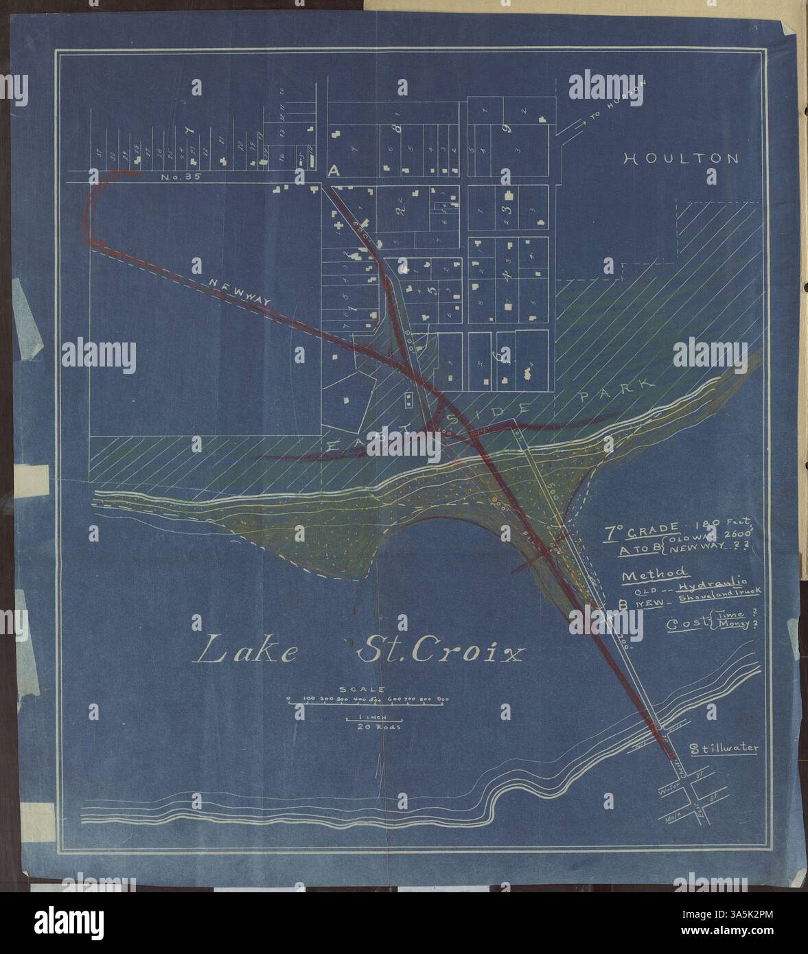 The 1918 Stillwater plan, created by the firm Morell & Nichols of ...