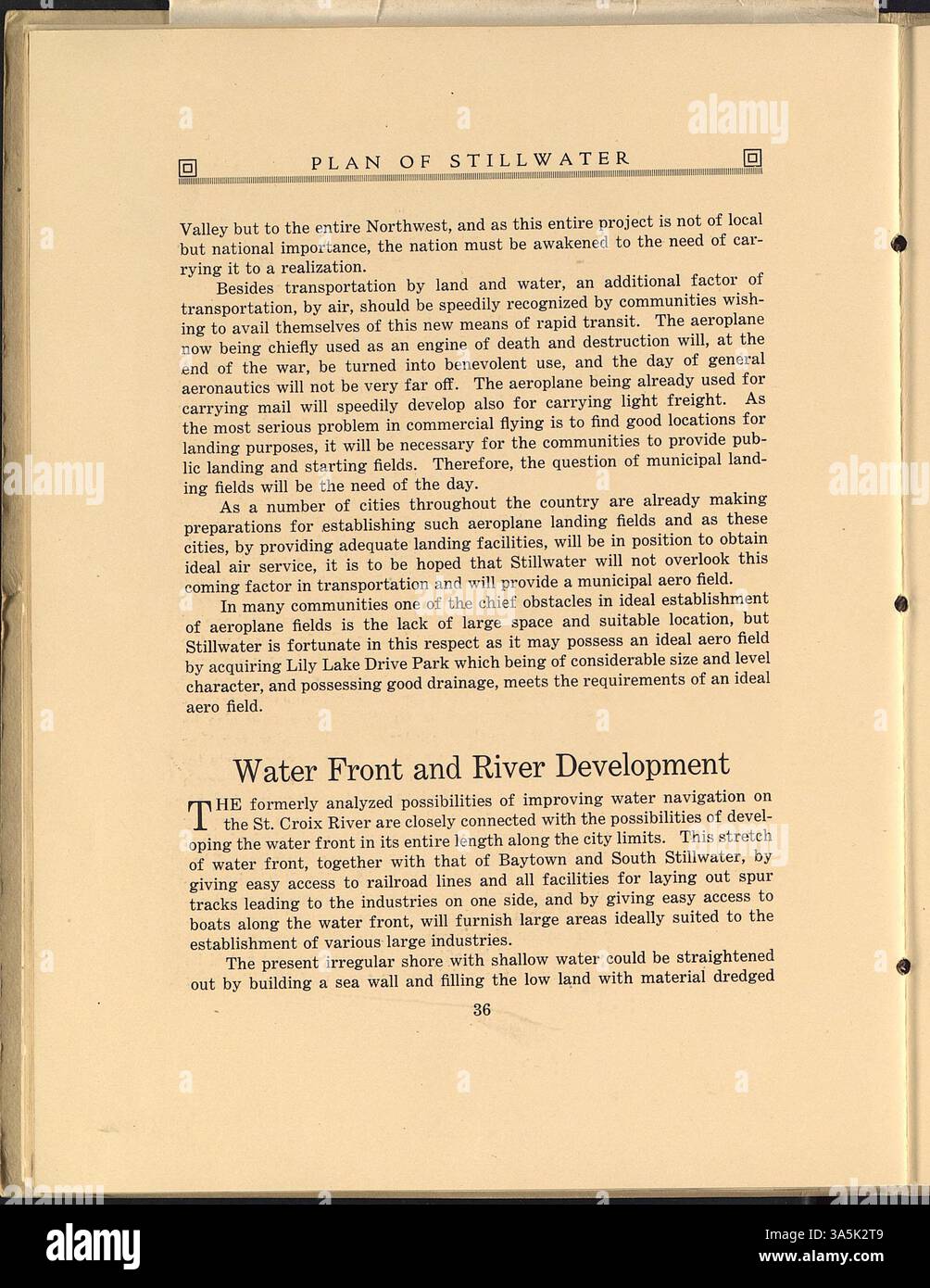 This 1918 plan of Stillwater, developed by Morell & Nichols, features ...